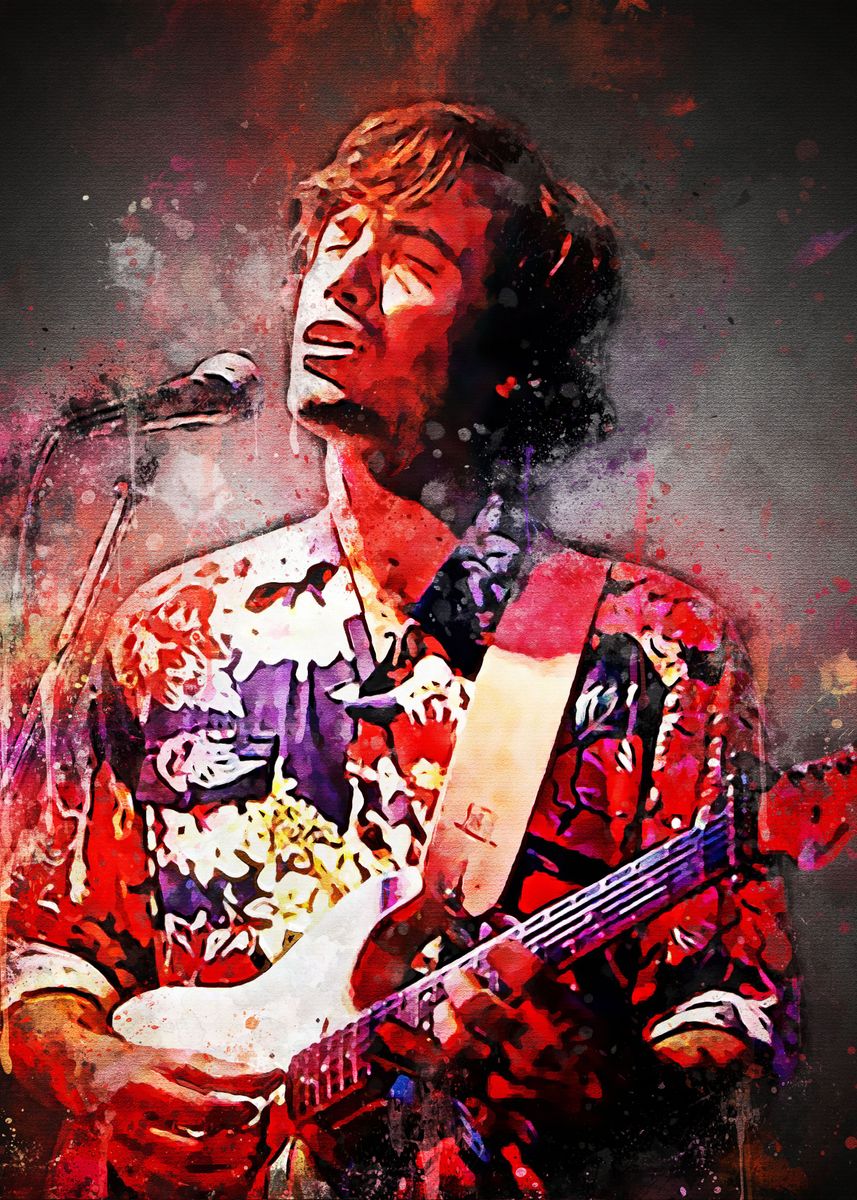 'Ry Cooder ' Poster, picture, metal print, paint by Muhammad Irsan ...
