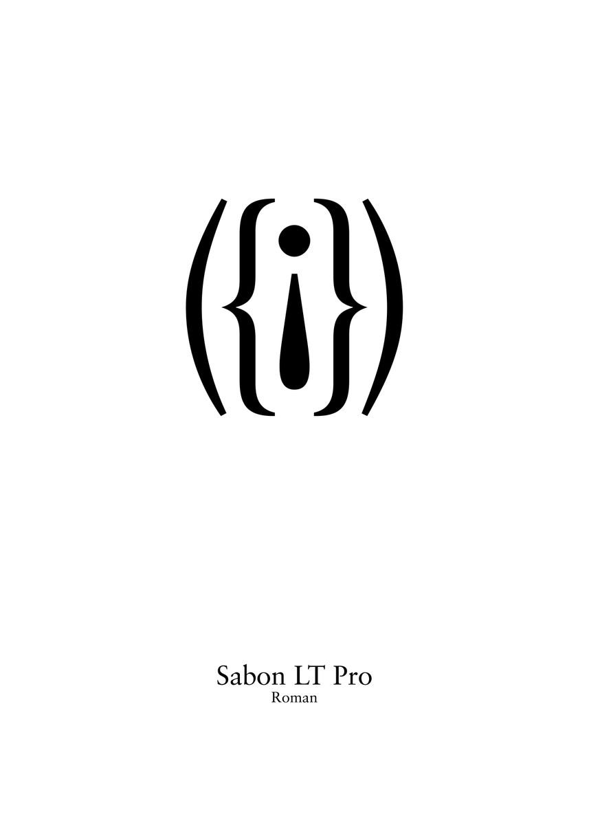 'Sabon LT Pro' Poster by Viktor Hertz | Displate