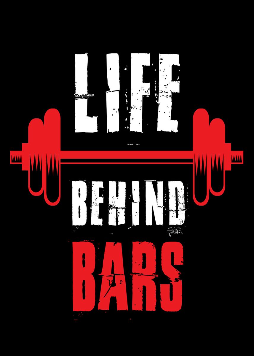 'Life behind bars' Poster, picture, metal print, paint by Beone Digital ...