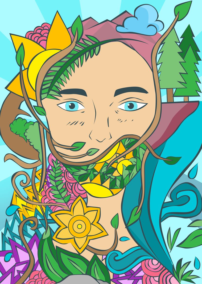 'Human Nature' Poster, picture, metal print, paint by Queency Loyao ...