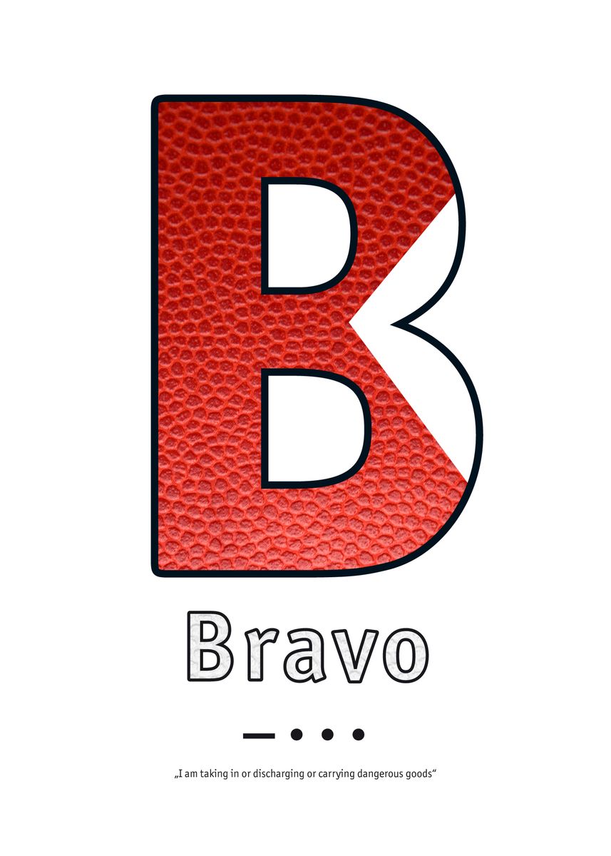 'Bravo Navy Code' Poster by Ralph Frankenberg | Displate