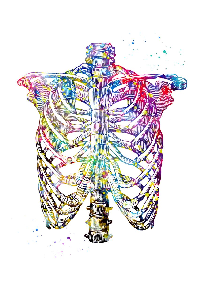 'Rib cage ' Poster by Erzebet Prikel | Displate