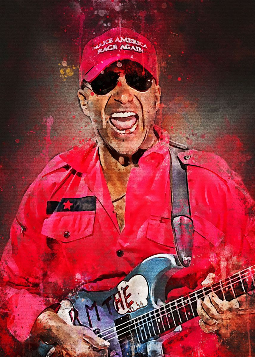 'Tom Morello ' Poster, picture, metal print, paint by Muhammad Irsan ...