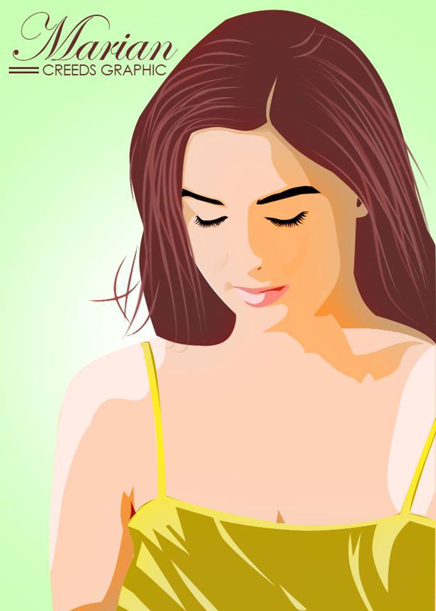 'Marian' Poster, picture, metal print, paint by Lendon Creeds Credo ...