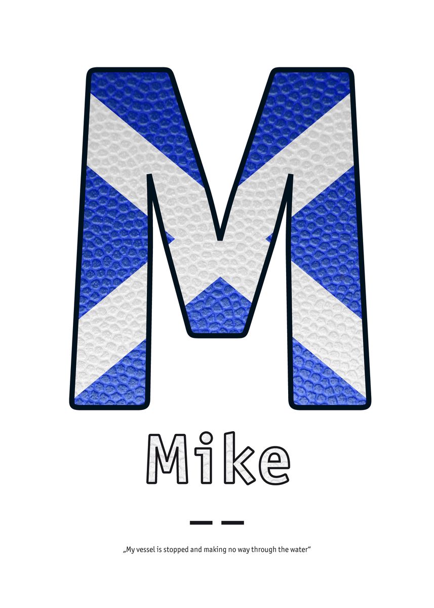 'Mike Navy Code' Poster by Ralph Frankenberg | Displate