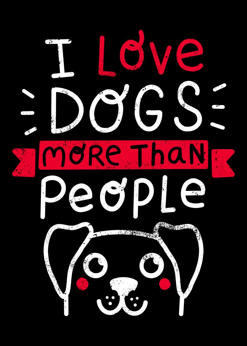 'Dog Lover' Poster by Paula Garcia | Displate