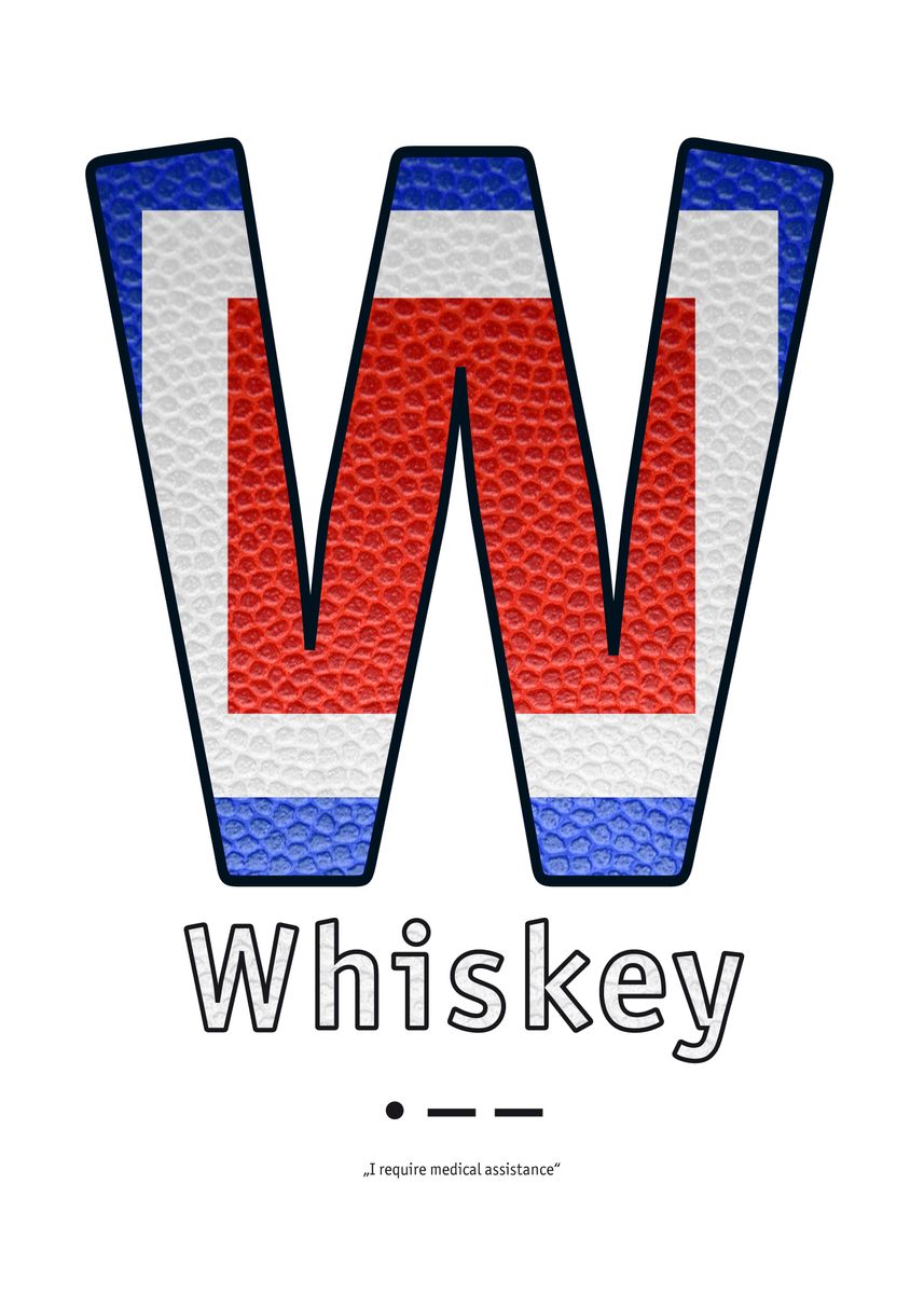 'Whiskey Navy Code' Poster by Ralph Frankenberg | Displate