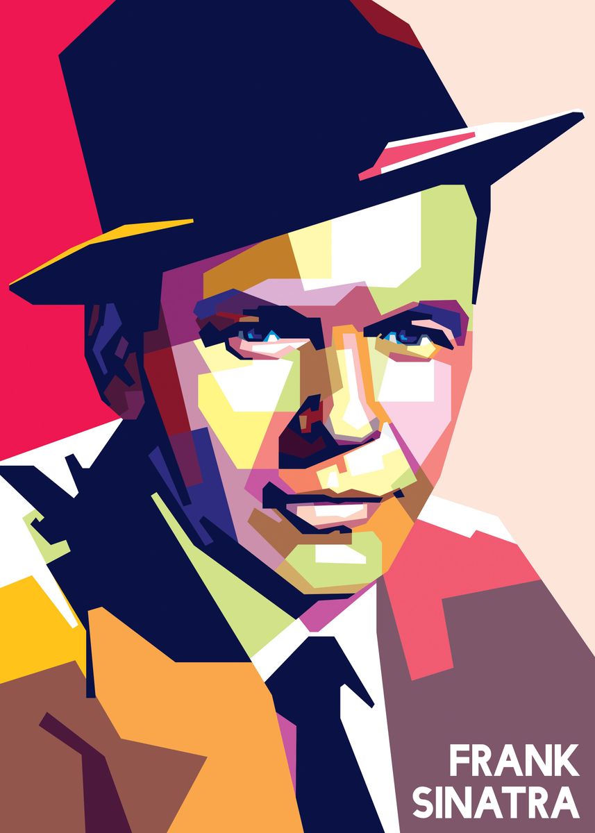 'Frank Sinatra' Poster, picture, metal print, paint by Ef Fadli | Displate