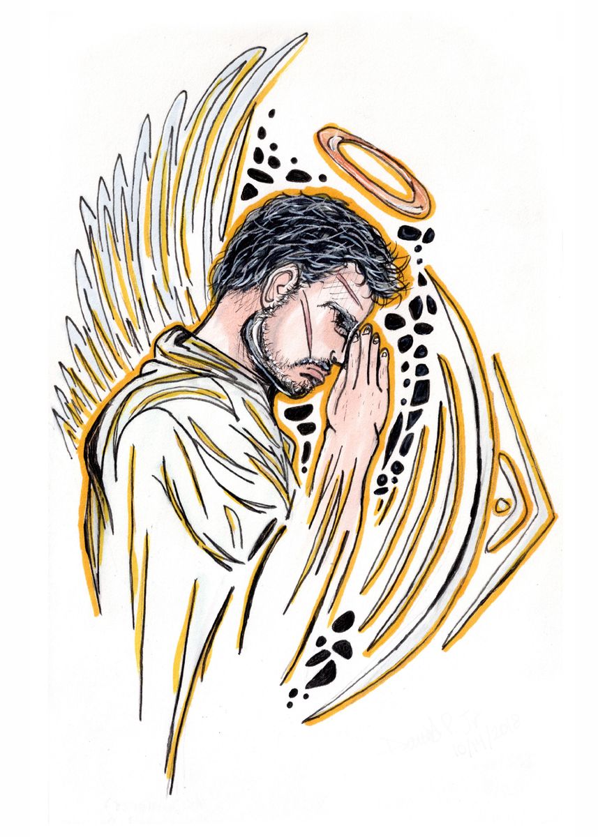 'Guarded Prayers' Poster, picture, metal print, paint by mrjuniorer ...