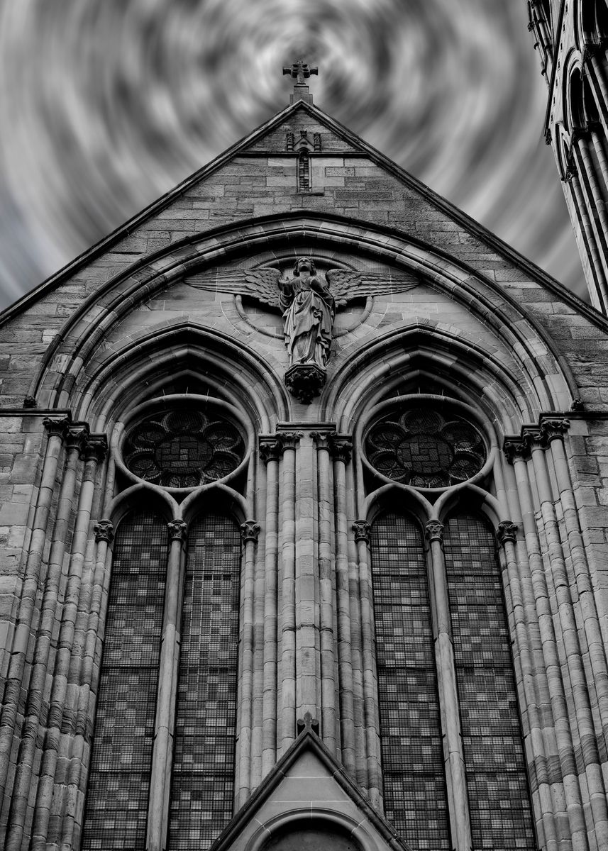 'Angels in the architecture' Poster, picture, metal print, paint by ...
