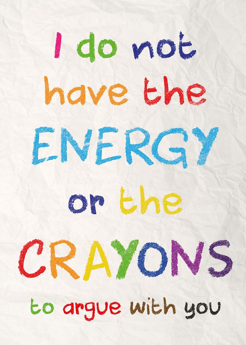 'Crayons' Poster by Andrew Treherne | Displate