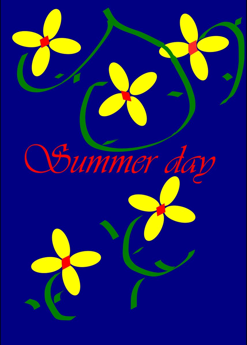 'The beautiful summer day' Poster by VicWin m | Displate