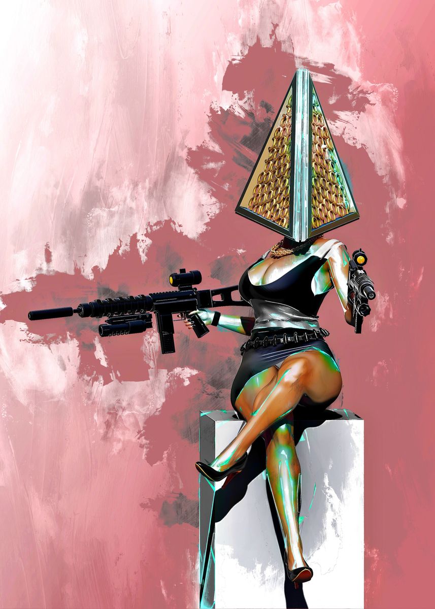 'OBJECT HEADS 2' Poster, picture, metal print, paint by maxwell182 ...
