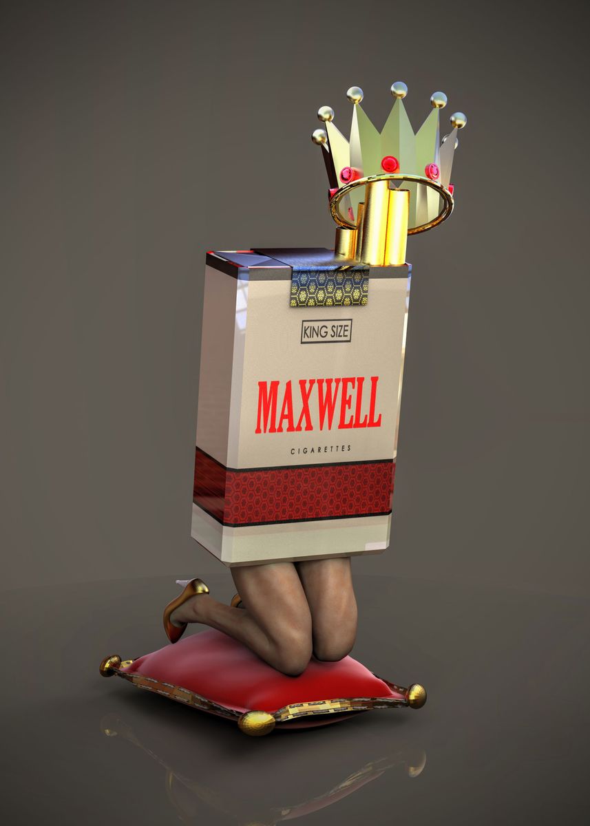 'MAXWELL CIGARETTES ' Poster, picture, metal print, paint by maxwell182 ...