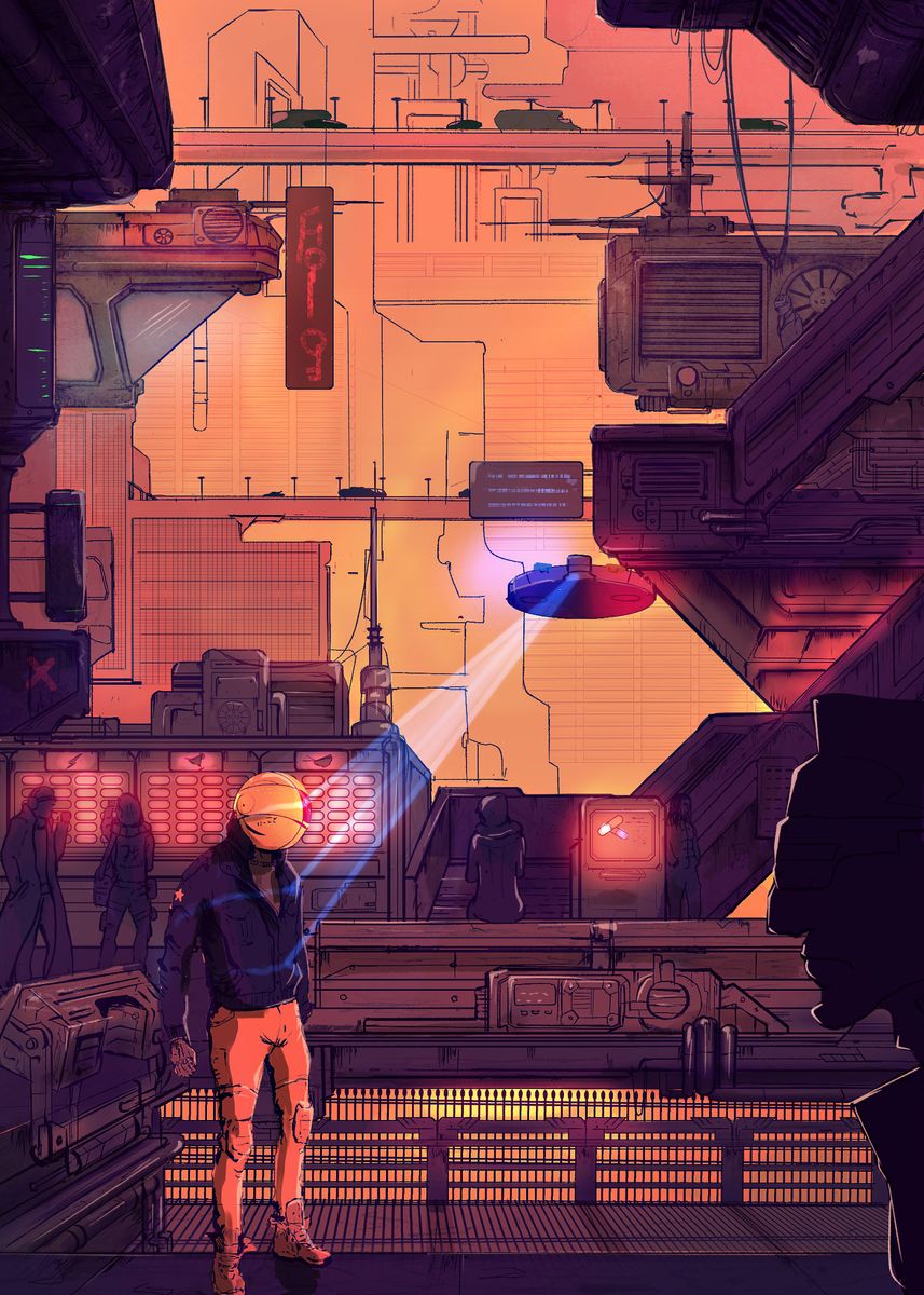 'Arrest' Poster, picture, metal print, paint by Shehab Edean | Displate