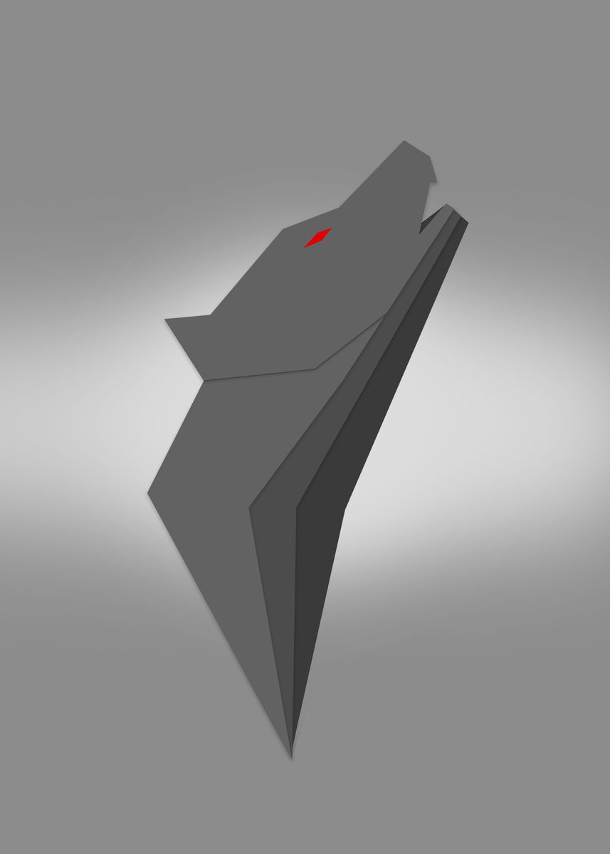 'Vector Wolf' Poster by Hexa Guinate | Displate