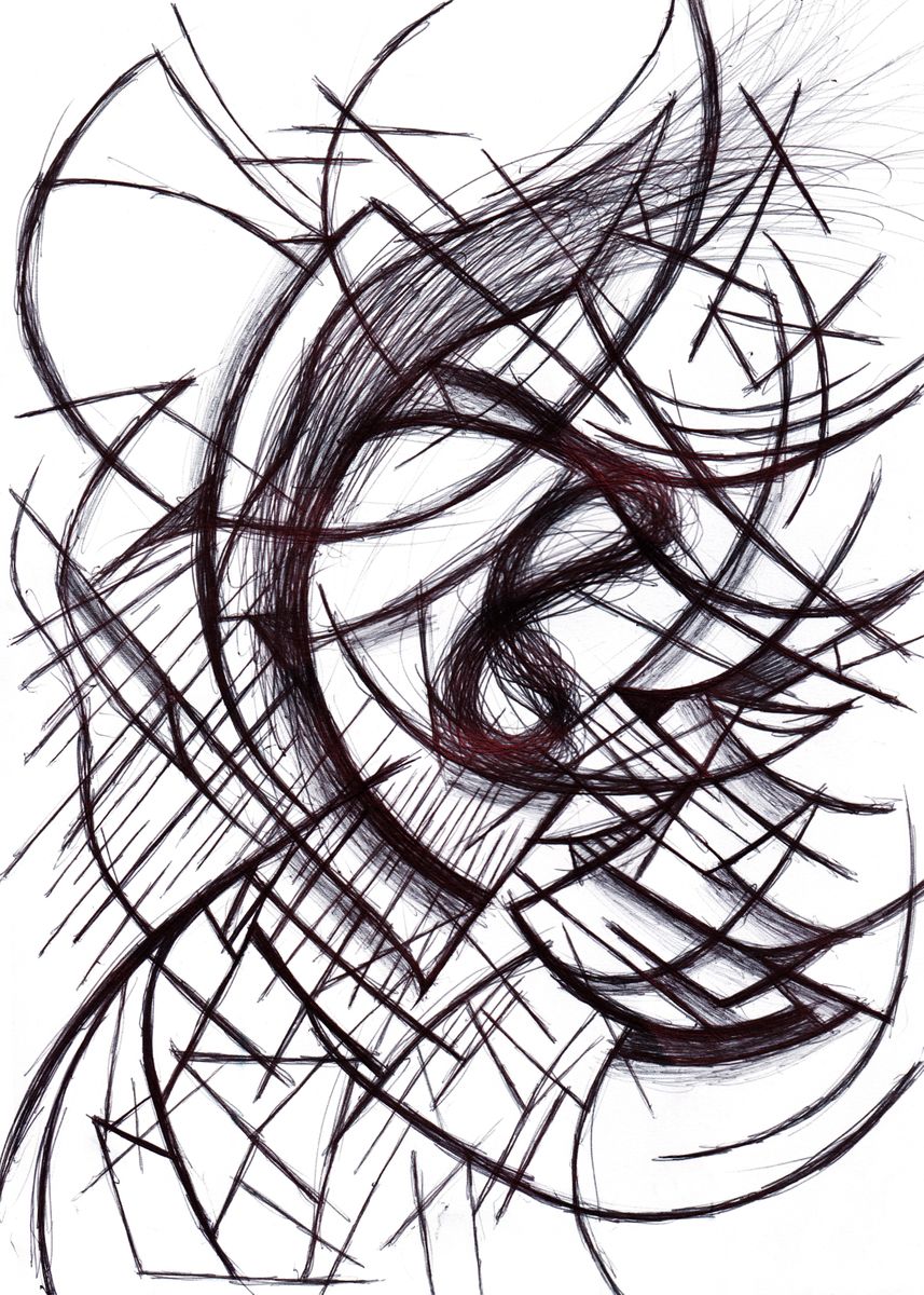 'Grin' Poster, picture, metal print, paint by Vincent VA | Displate