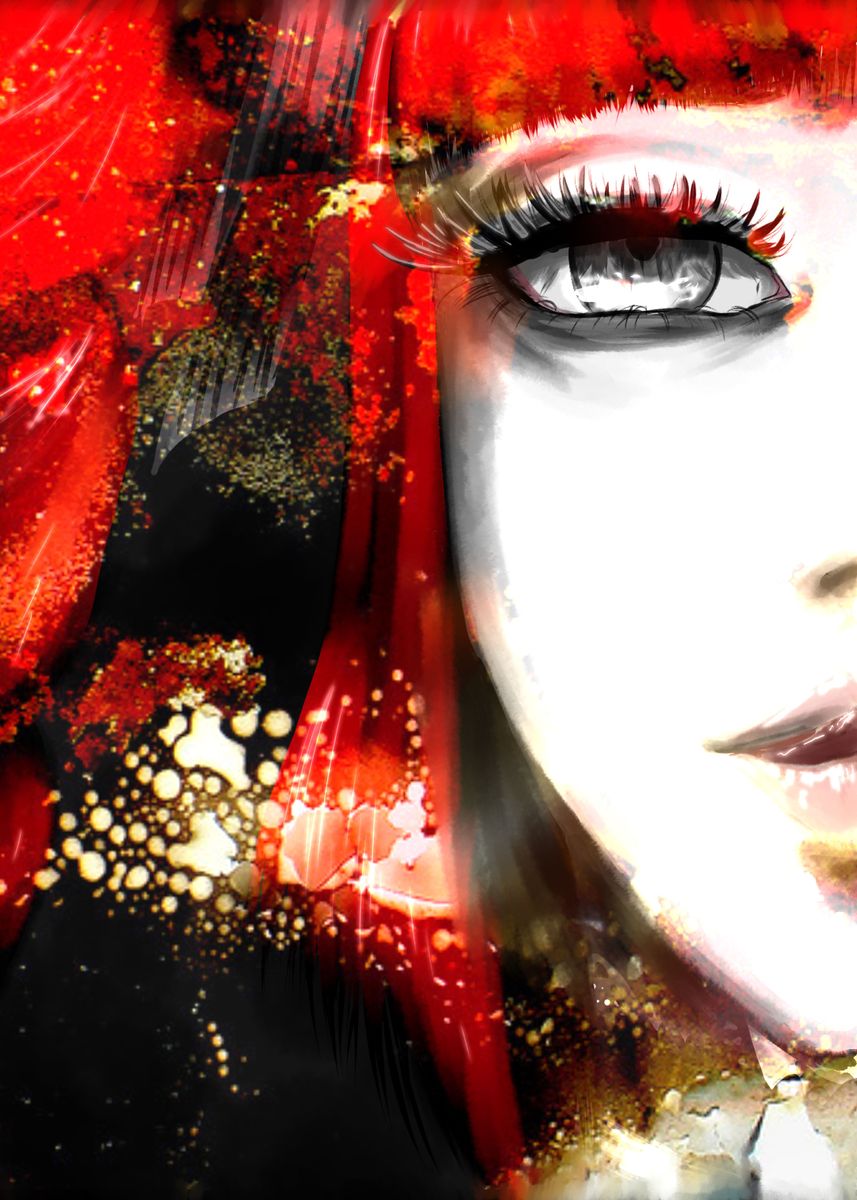 'BloodLust' Poster, picture, metal print, paint by Acca | Displate