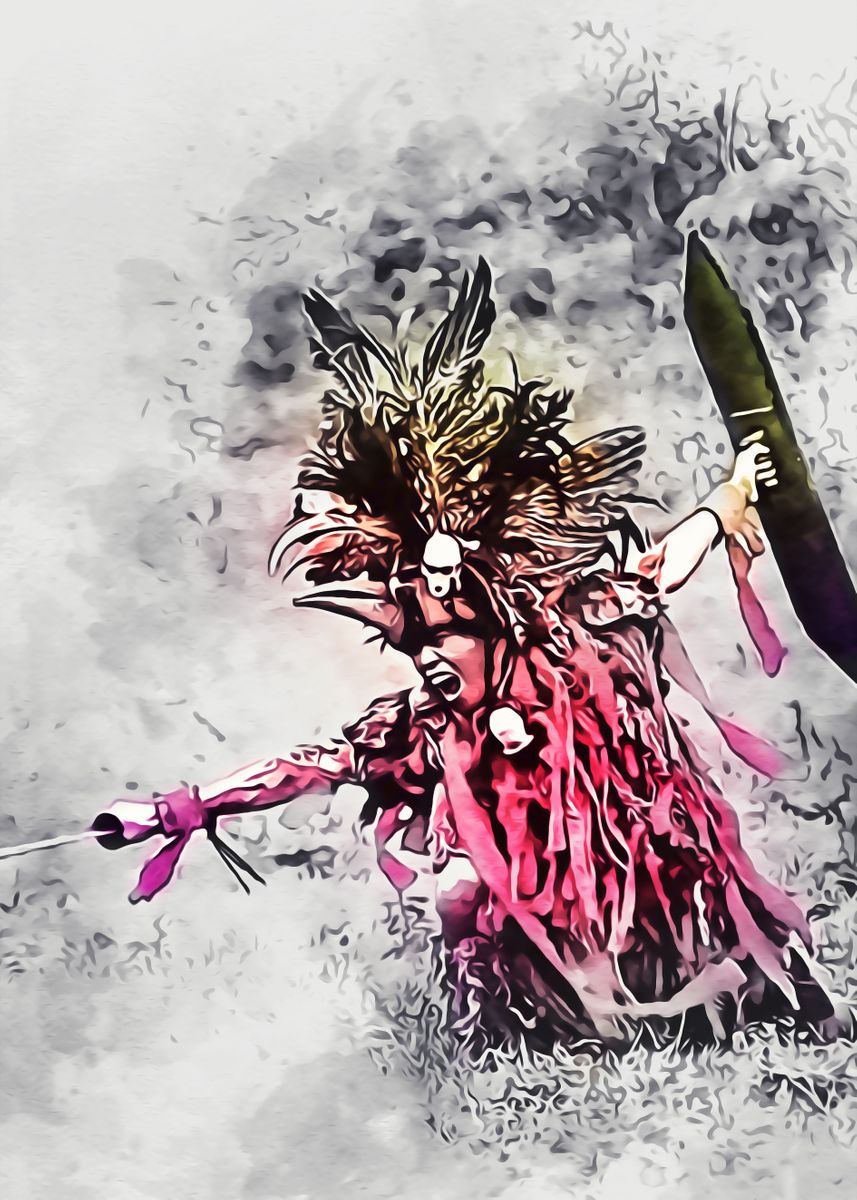 'Kabasaran Dancer' Poster by Andreas AK | Displate