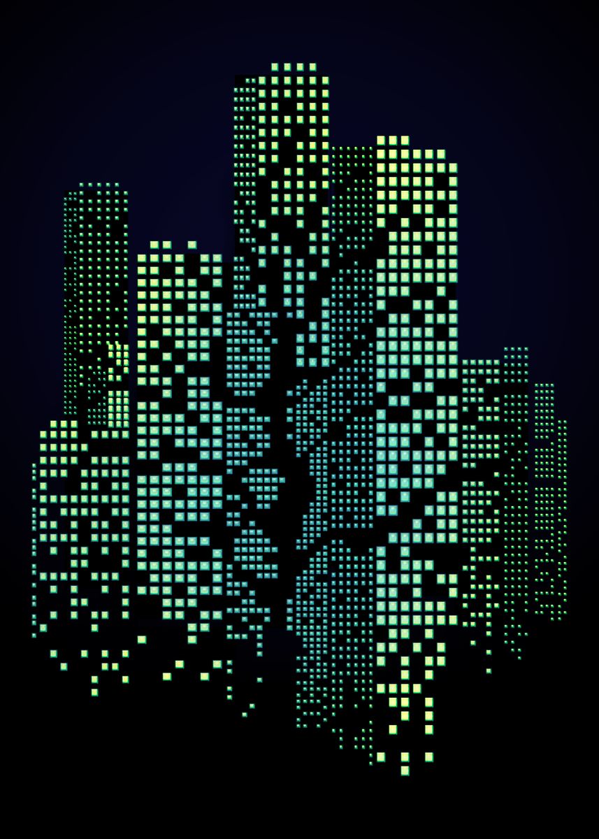 'City Lights ' Poster, picture, metal print, paint by Alfonso Navas ...