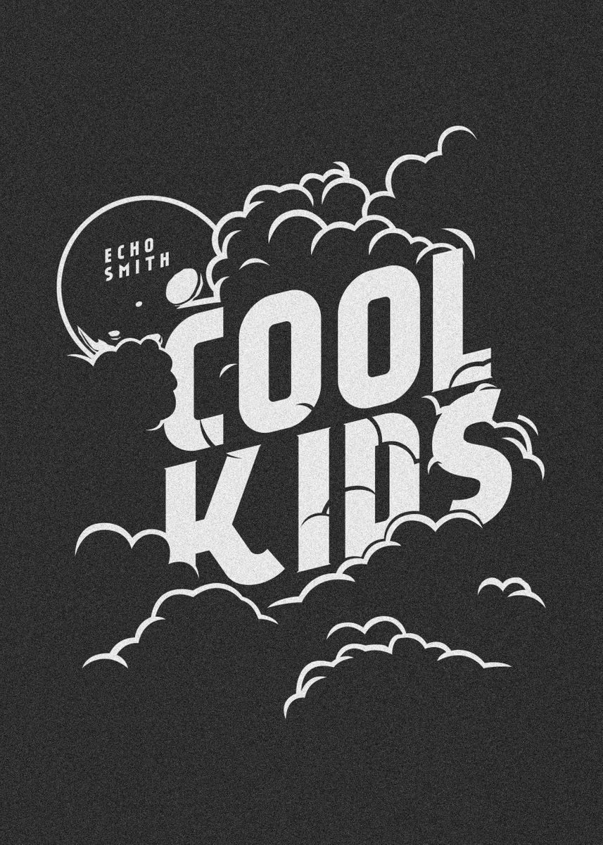 'COOL KIDS' Poster, picture, metal print, paint by Clarence Masa | Displate