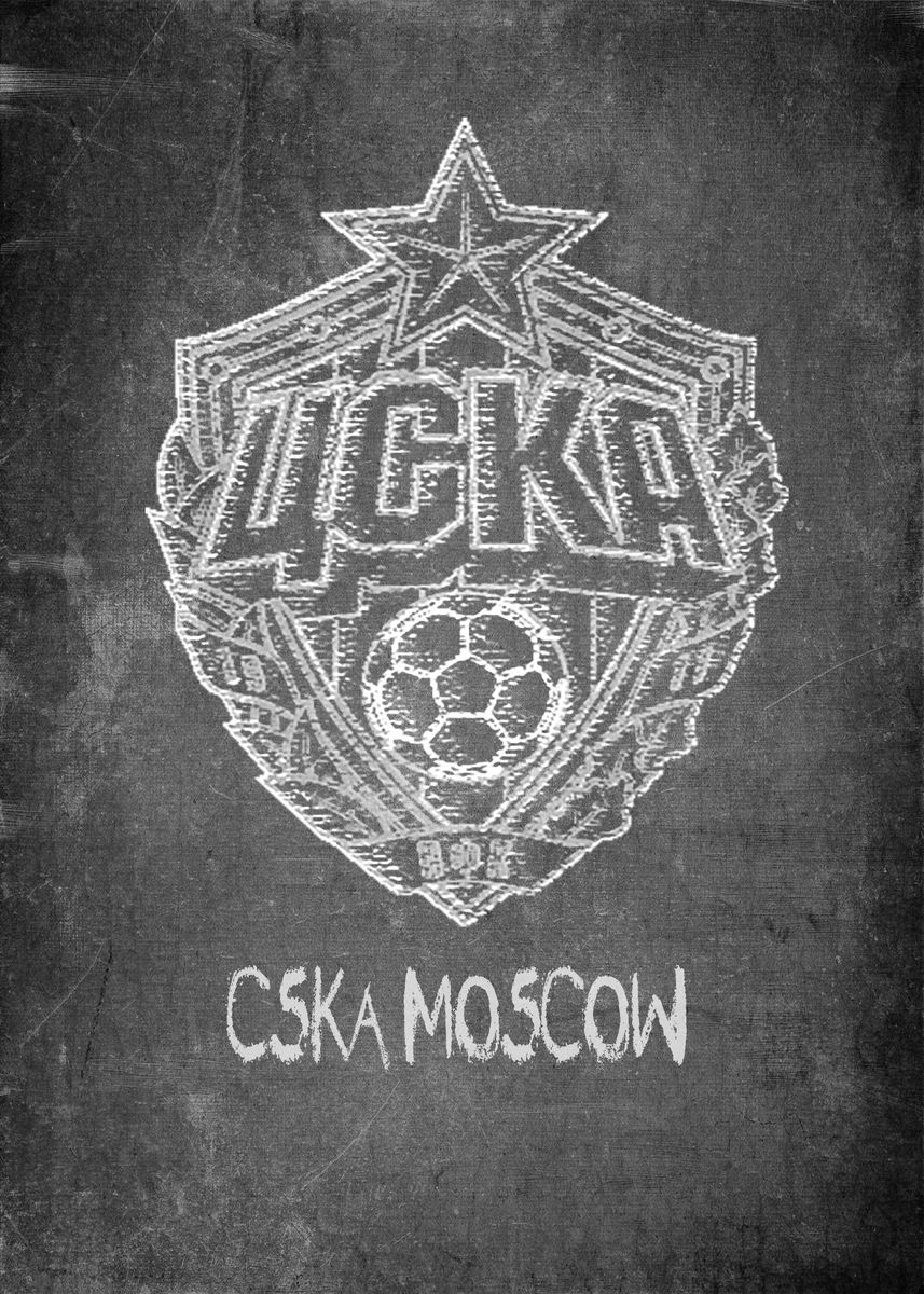 'CSKA Moscow' Poster, picture, metal print, paint by AD art | Displate