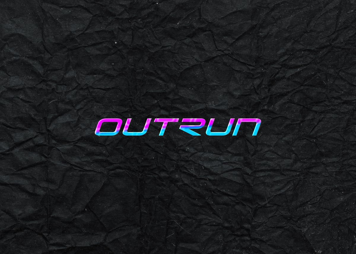 'Outrun' Poster by Visualz | Displate