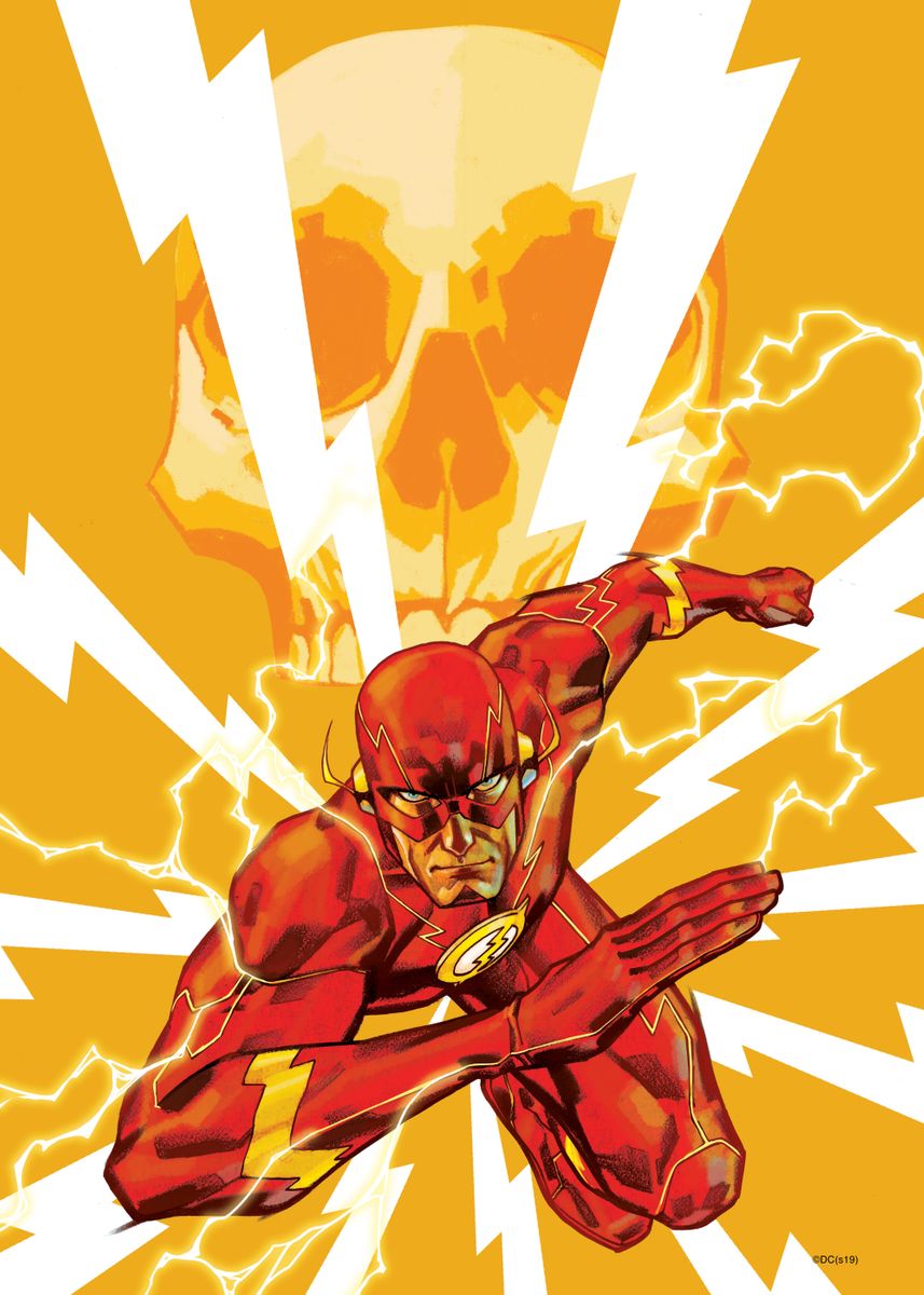 'The Flash' Poster, picture, metal print, paint by DC Comics | Displate