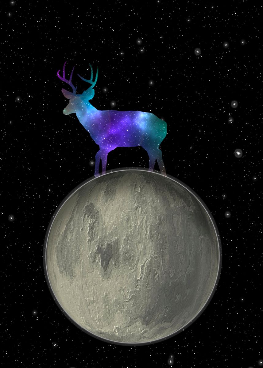 'Deer' Poster by Oleksandr Kovalov | Displate