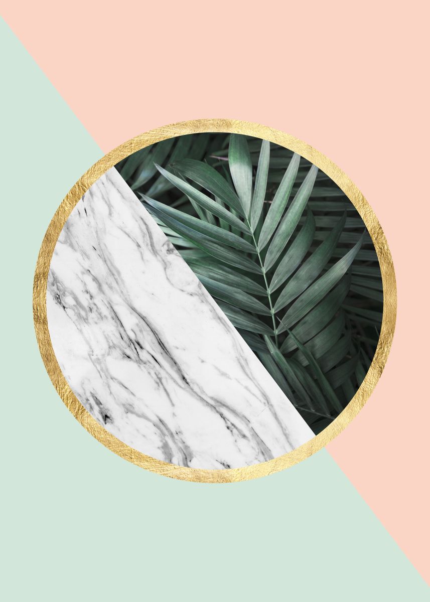 'Natural polygon VIII' Poster, picture, metal print, paint by Vitor ...