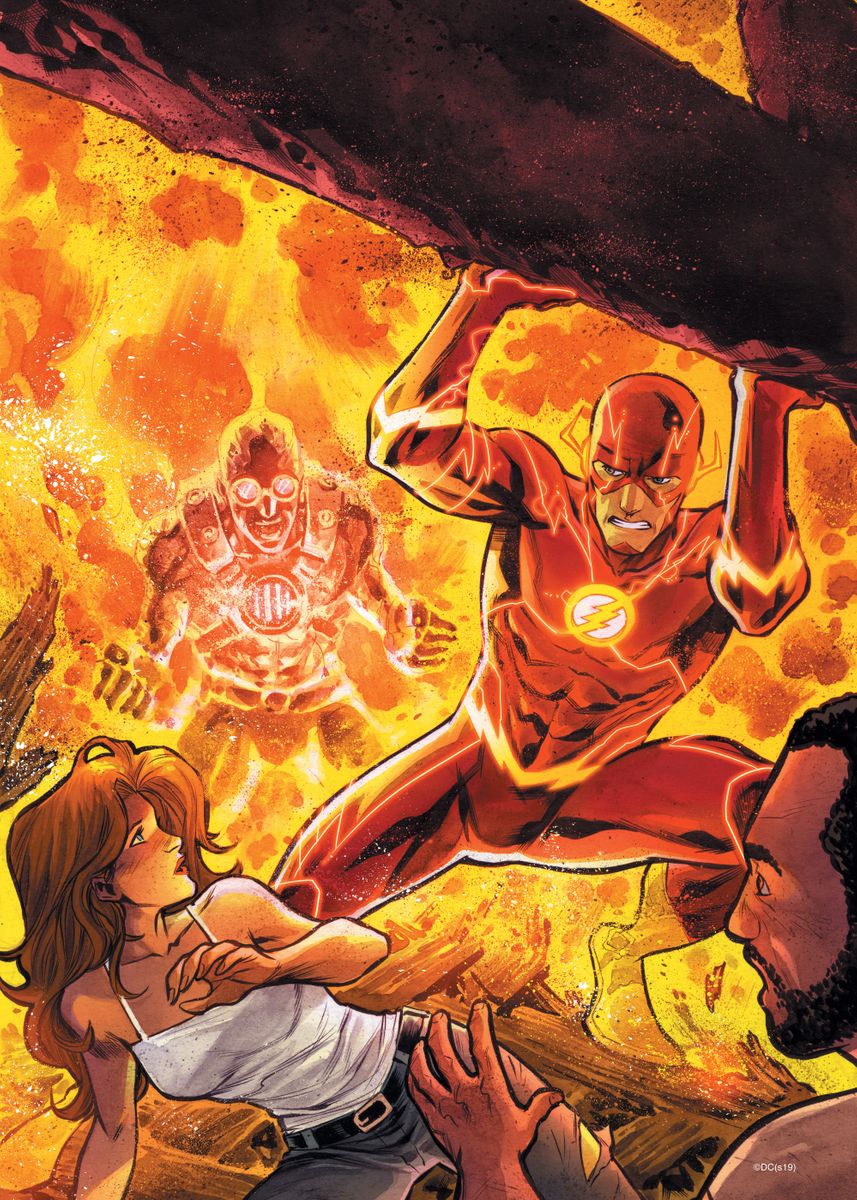 'Rescue' Poster, picture, metal print, paint by DC Comics | Displate