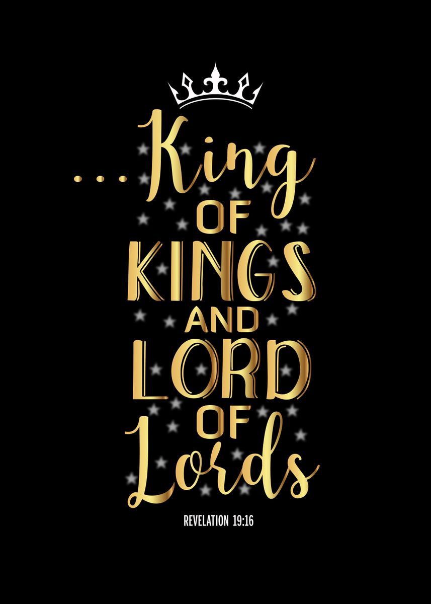 'king of kings' Poster, picture, metal print, paint by anthony | Displate
