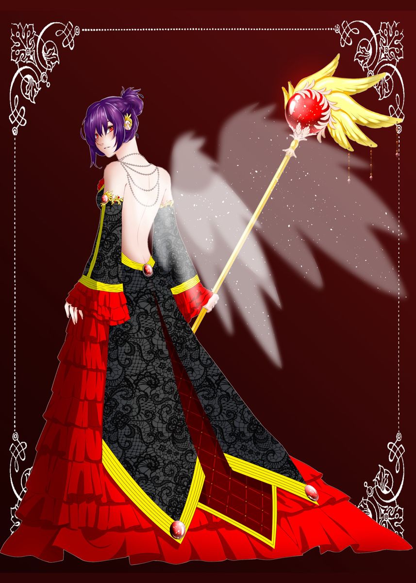 'Red Queen' Poster, picture, metal print, paint by Yoorin Jun | Displate