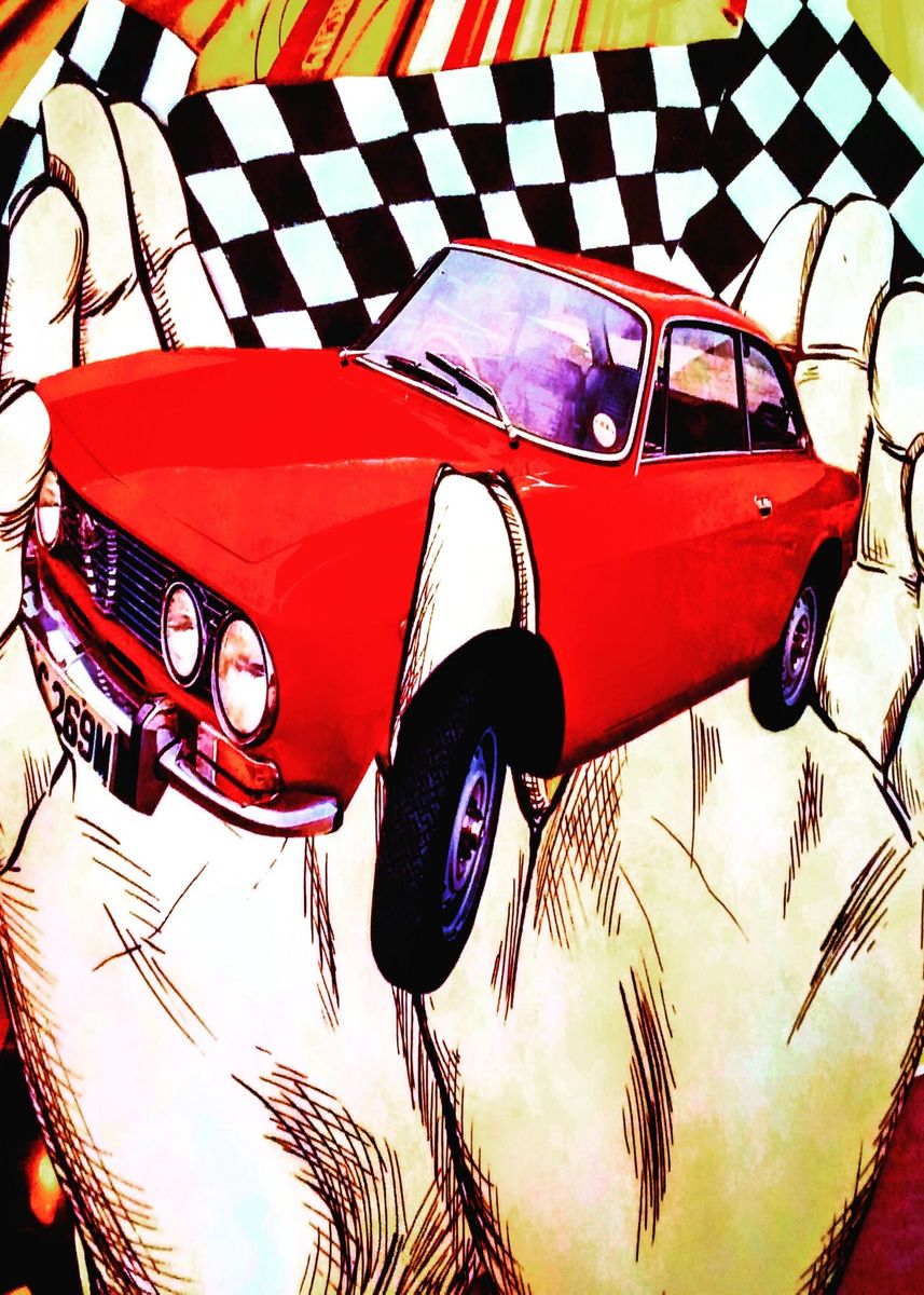 'Car Art' Poster by Tisha | Displate