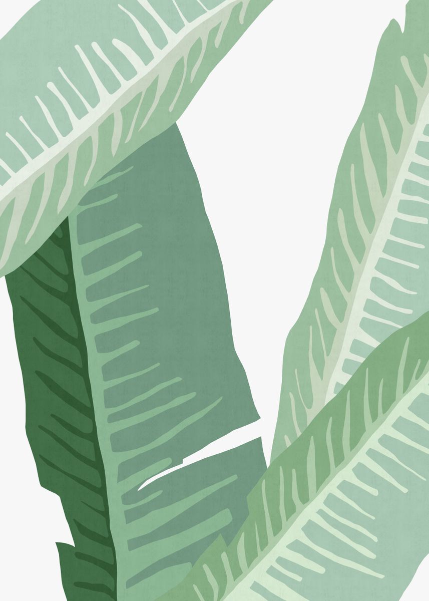 'Colorful tropical leaf III' Poster by Vitor Costa | Displate