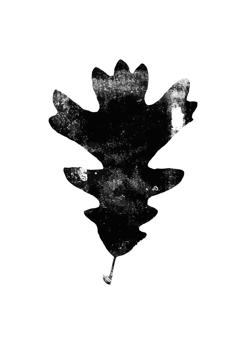 'Oak leaf' Poster by Marek Dubienski | Displate