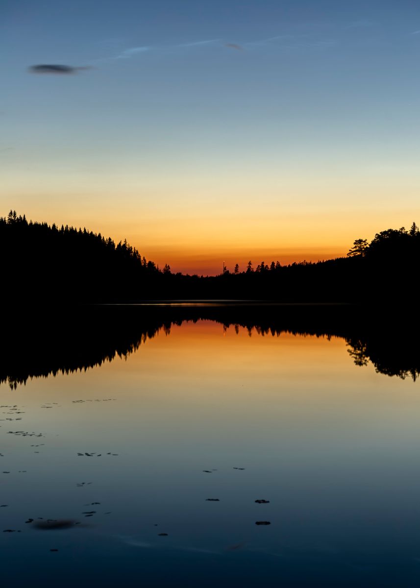 'Sunset reflect' Poster by Simon Uzoni | Displate