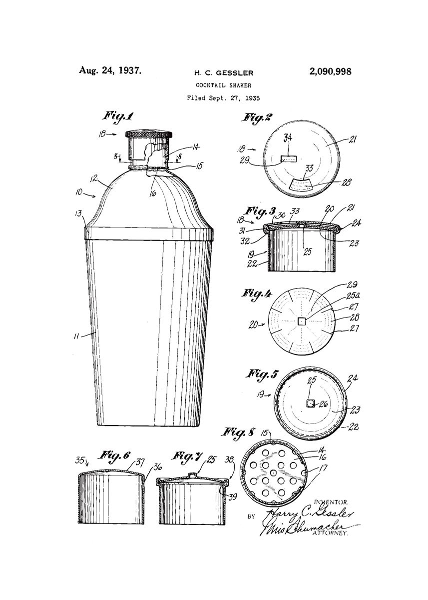 'Shaker' Poster, picture, metal print, paint by Nikita Abakumov | Displate