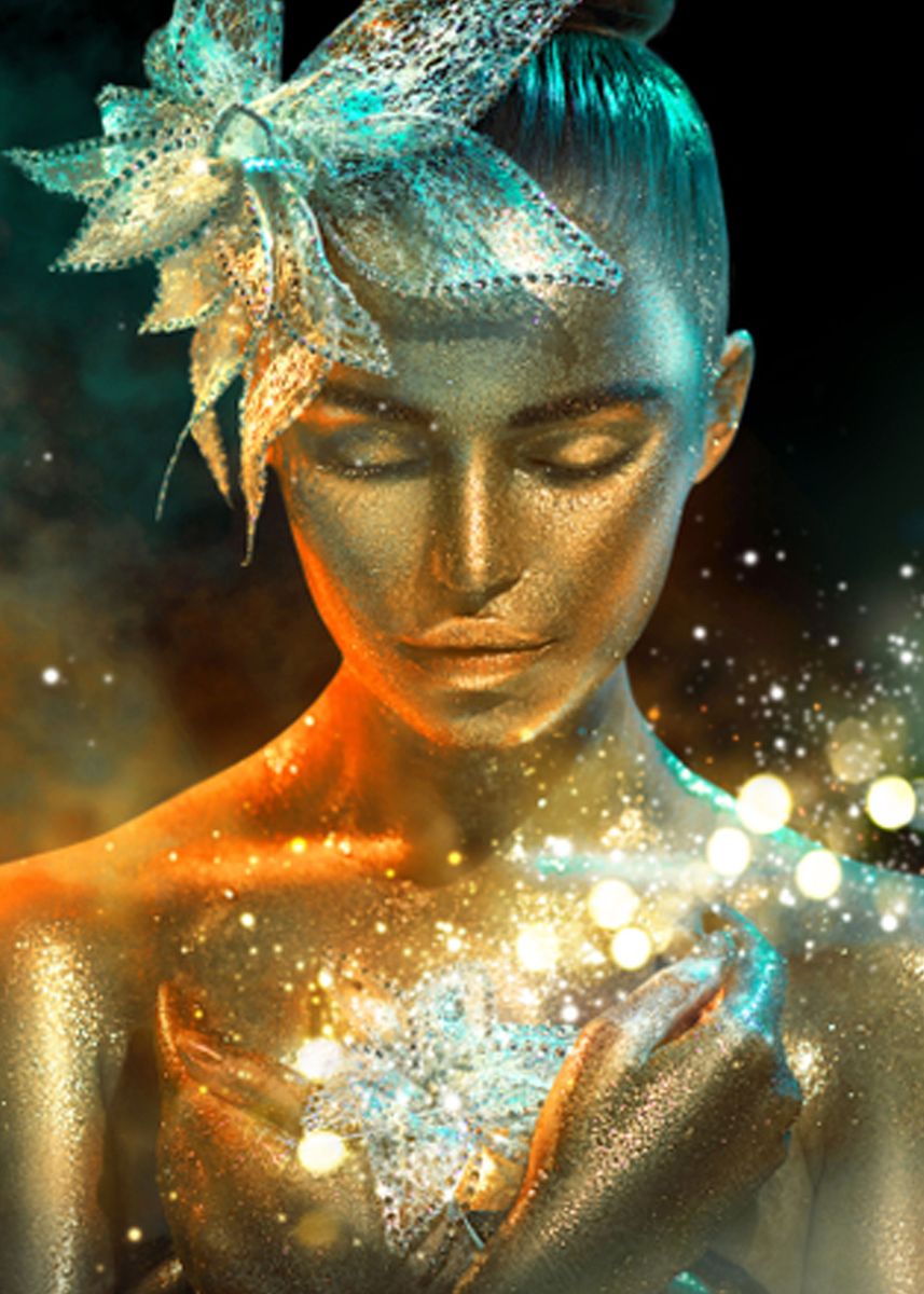 'Sprinkle Lady' Poster, picture, metal print, paint by Sam Mahmoud ...