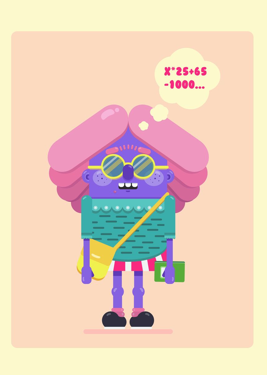 'Dera' Poster, picture, metal print, paint by Ivanka BB | Displate