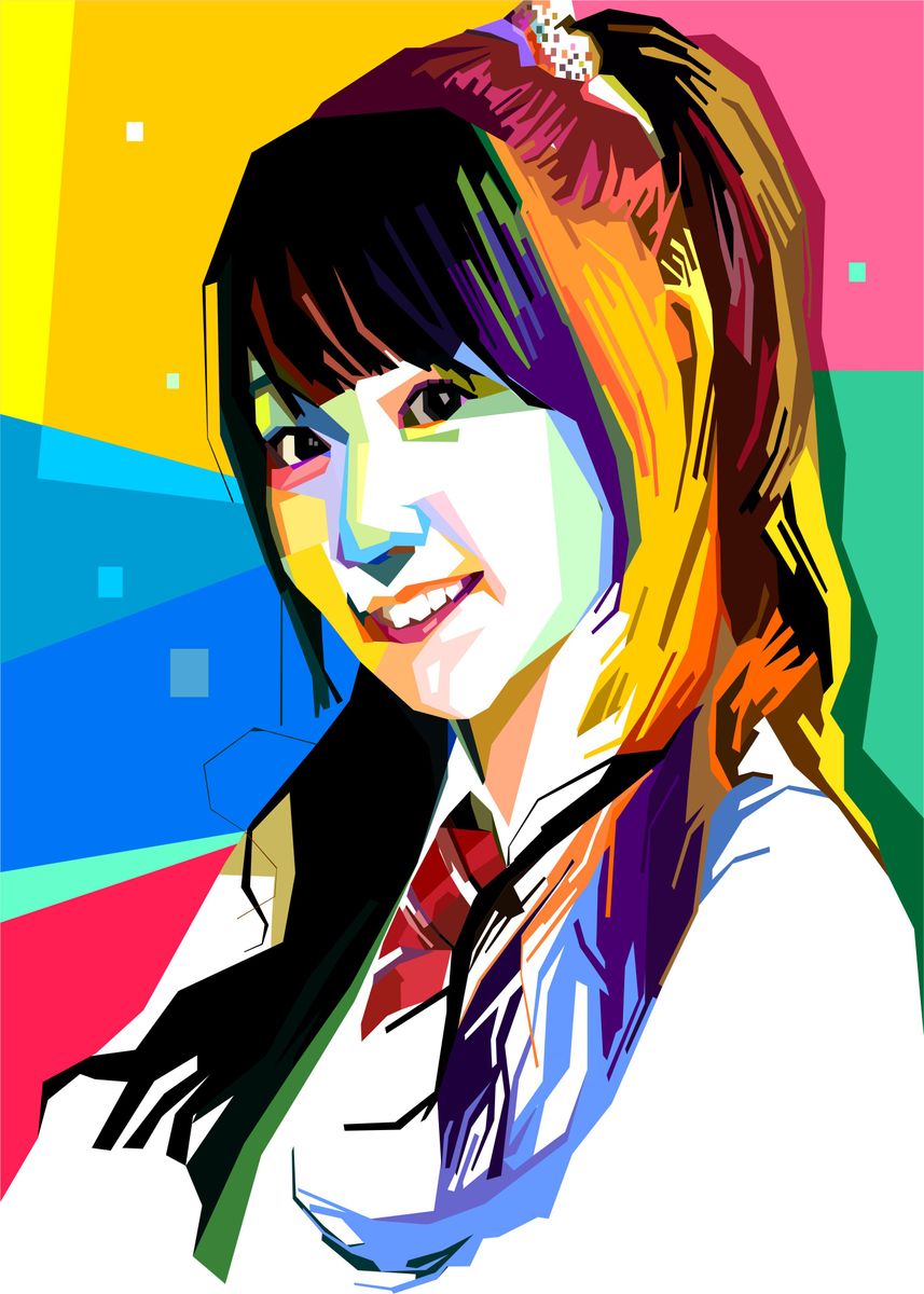 'NANA MIZUKI' Poster, picture, metal print, paint by Arie Satrianto ...