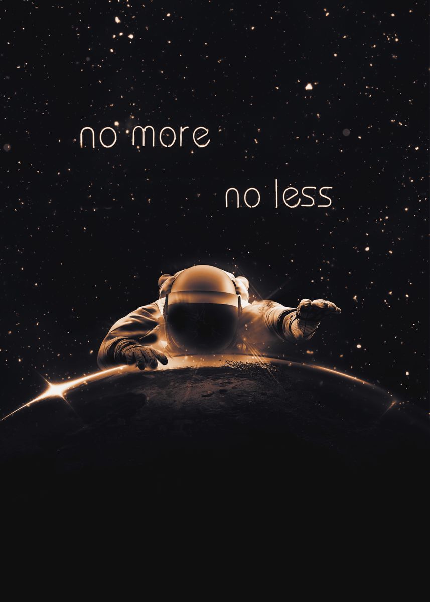 'No More' Poster, picture, metal print, paint by VK Art | Displate