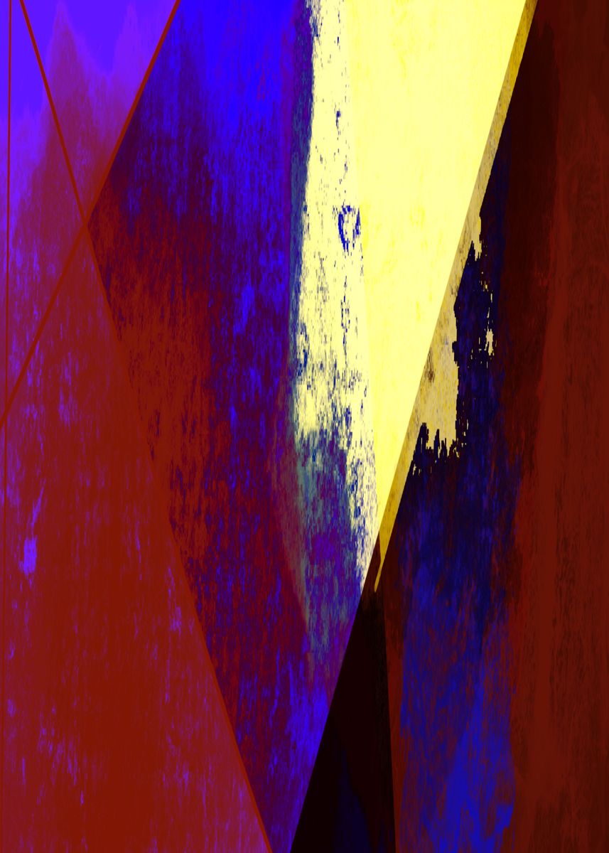 'Abstract Blue Wall' Poster by Mythili | Displate