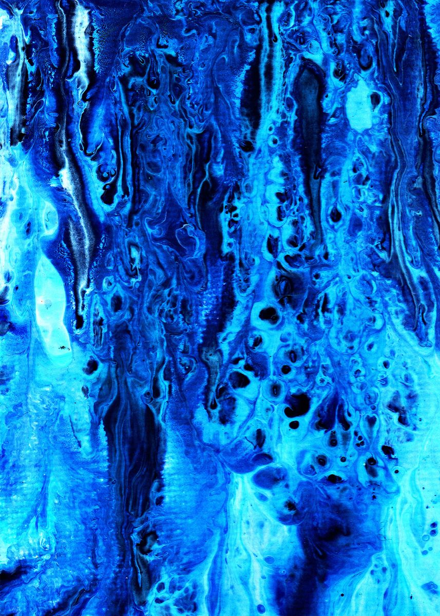 'Blue Jupiter' Poster by Sukiyaki Media | Displate