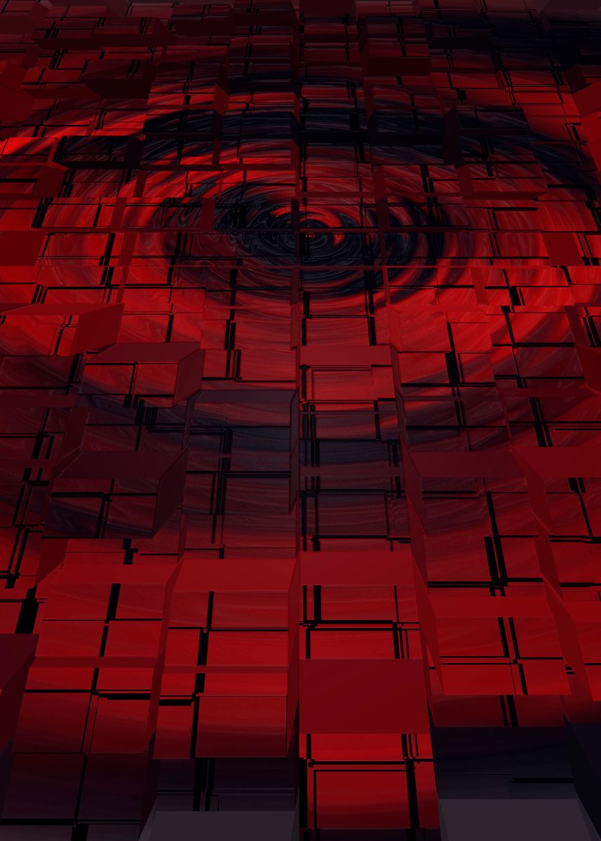 'Red abstract' Poster by Oleksandr Kovalov | Displate