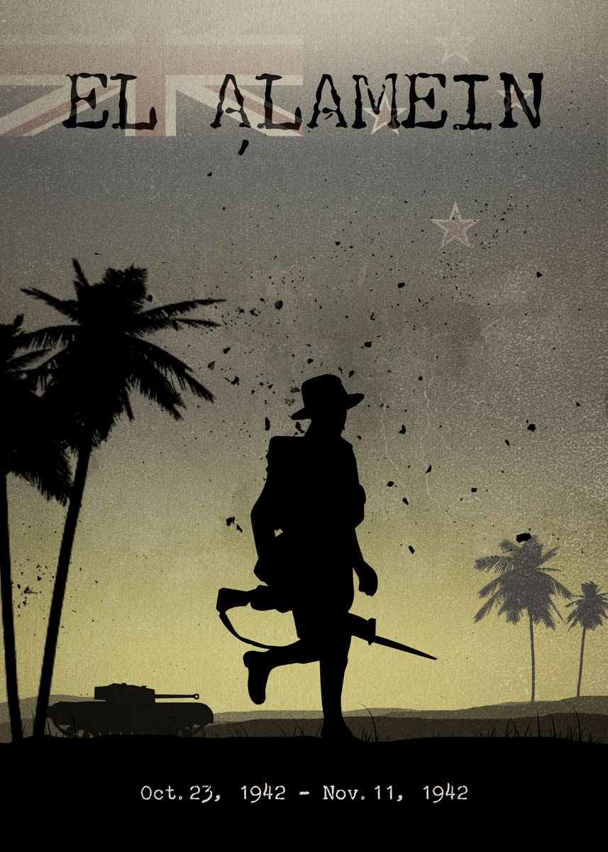 'El Alamein' Poster, picture, metal print, paint by Rykker o7 | Displate