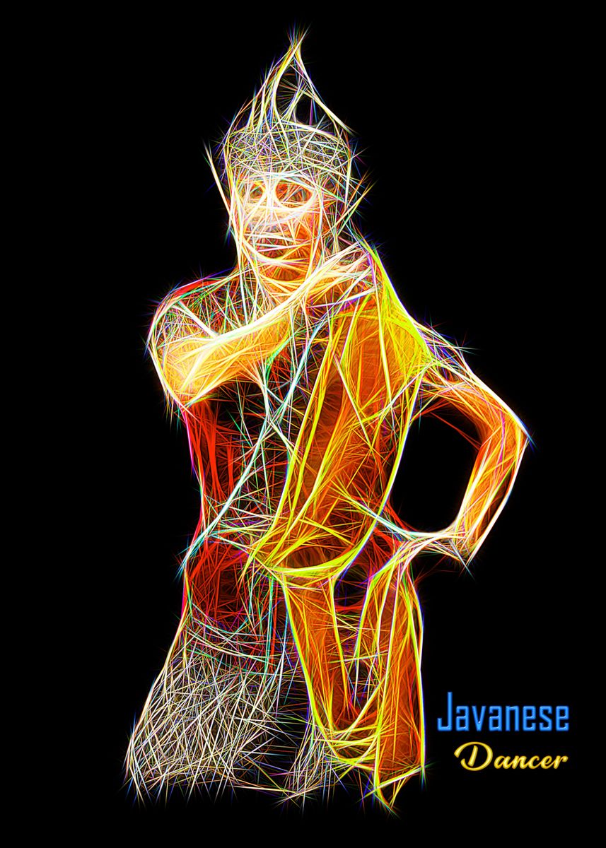 'Javanese Dancer' Poster, picture, metal print, paint by Postagraf ...
