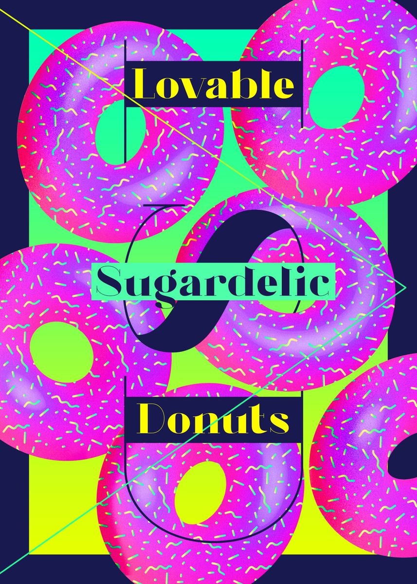 'LSD' Poster, picture, metal print, paint by abhi | Displate