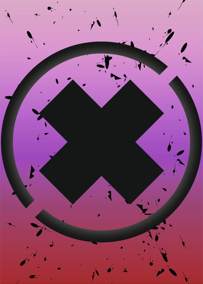 'X' Poster by nOir | Displate