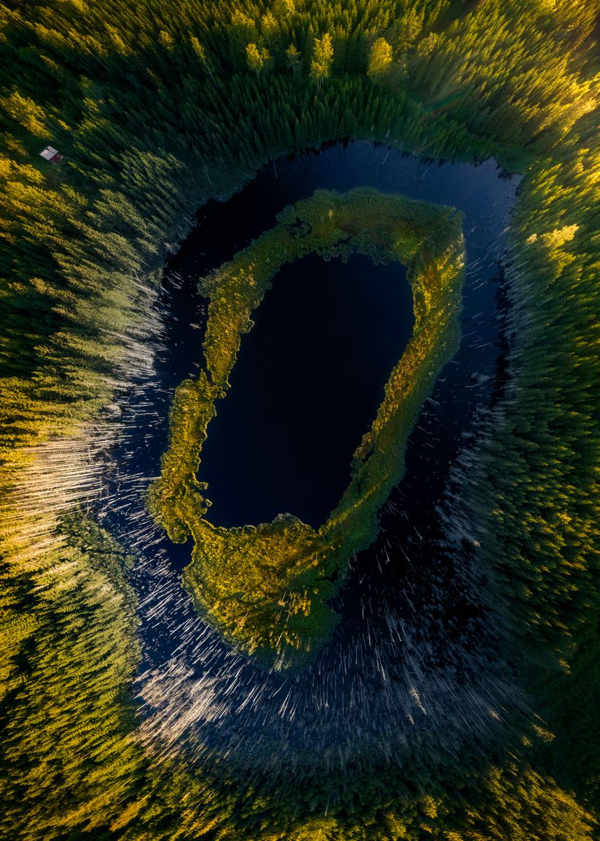 'Mistery lake' Poster by Pawel Kaim | Displate